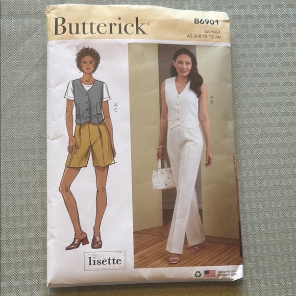 Butterick | Other | Butterick Pattern Vest New | Poshmark